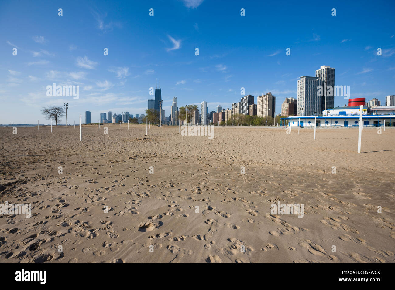 Oak Street Beach, Chicago, Illinois, United States of America, North ...