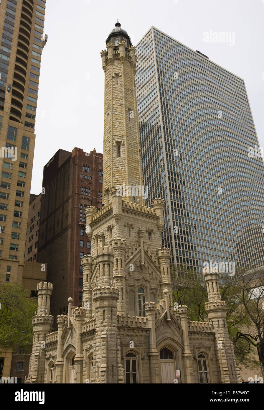 The Historic Water Tower, North Michigan Avenue, Chicago, Illinois ...