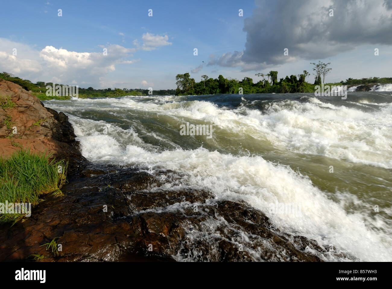 Bujagali Falls, Victoria Nile, Uganda, East Africa, Africa Stock Photo ...