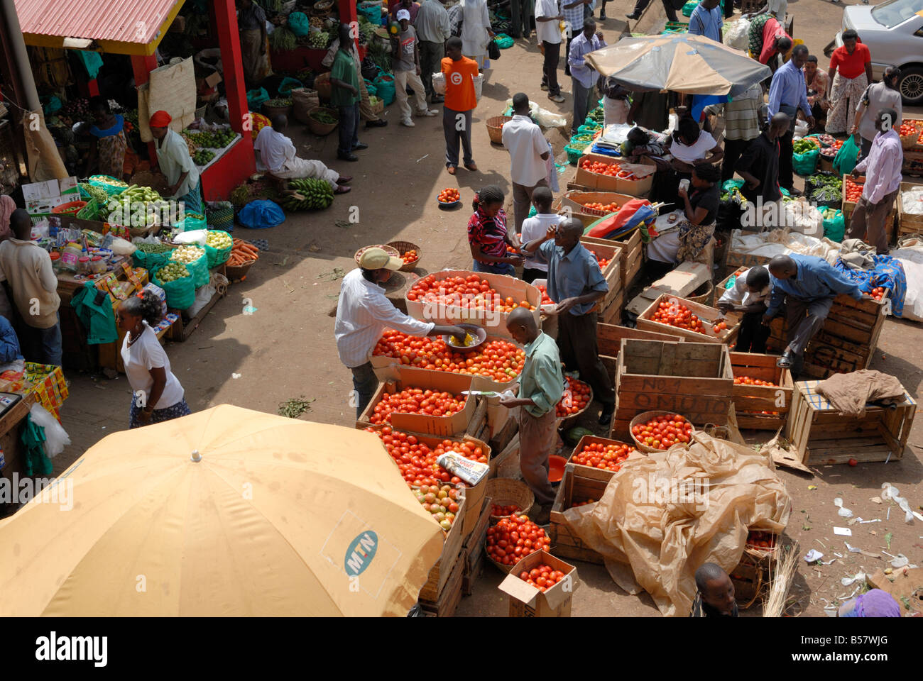 Nakasero Market, Kampala, Uganda, East Africa, Africa Stock Photo - Alamy