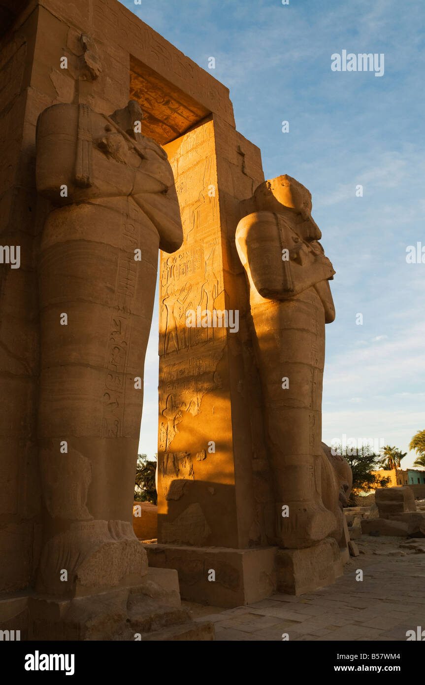 The Ramesseum, West Bank (Western Thebes), Thebes, UNESCO World ...