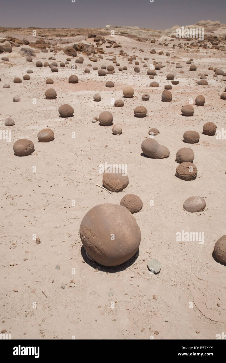Spherical rock formations, Valle de la Luna National Park, San Juan ...
