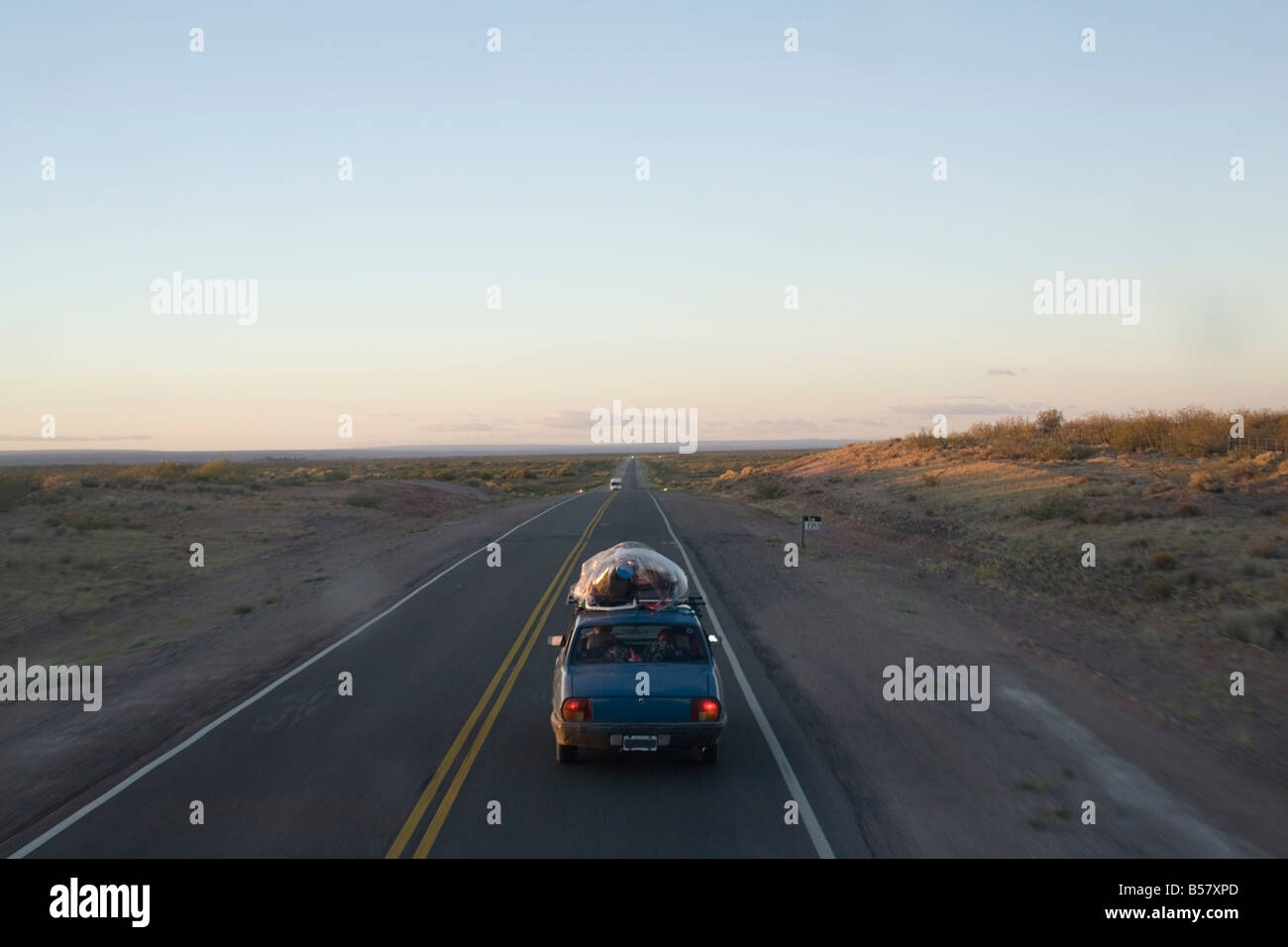 Car driving through countryside hi-res stock photography and images - Alamy