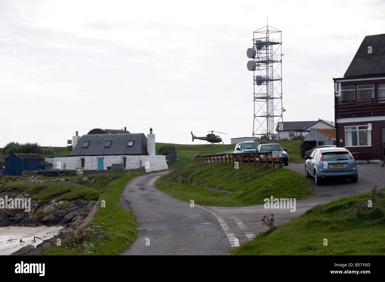 Scarinish Isle of Tiree Hebrides Scotland Stock Photo - Alamy