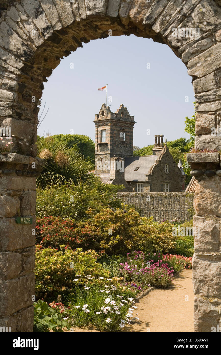 La Seigneurie garden, Sark, Channel Islands, United Kingdom, Europe ...
