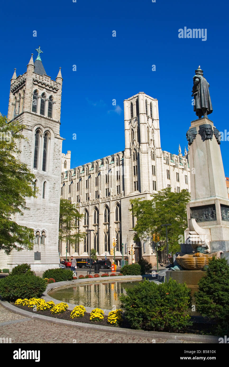 Columbus Circle, Syracuse, New York State, United States of America ...