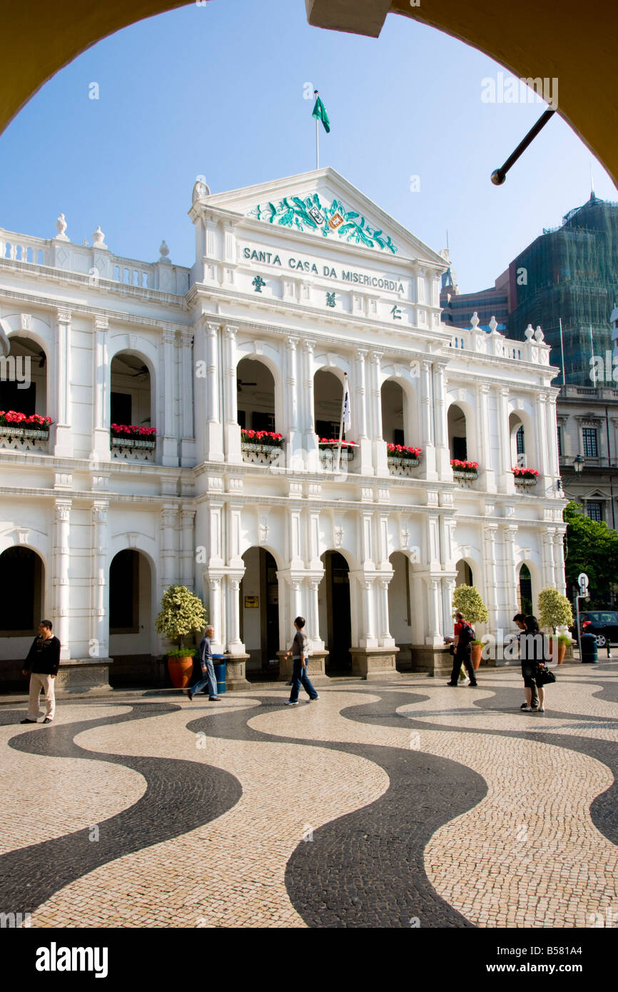 Senate Square (Largo de Senado), Macau, China, Asia Stock Photo - Alamy