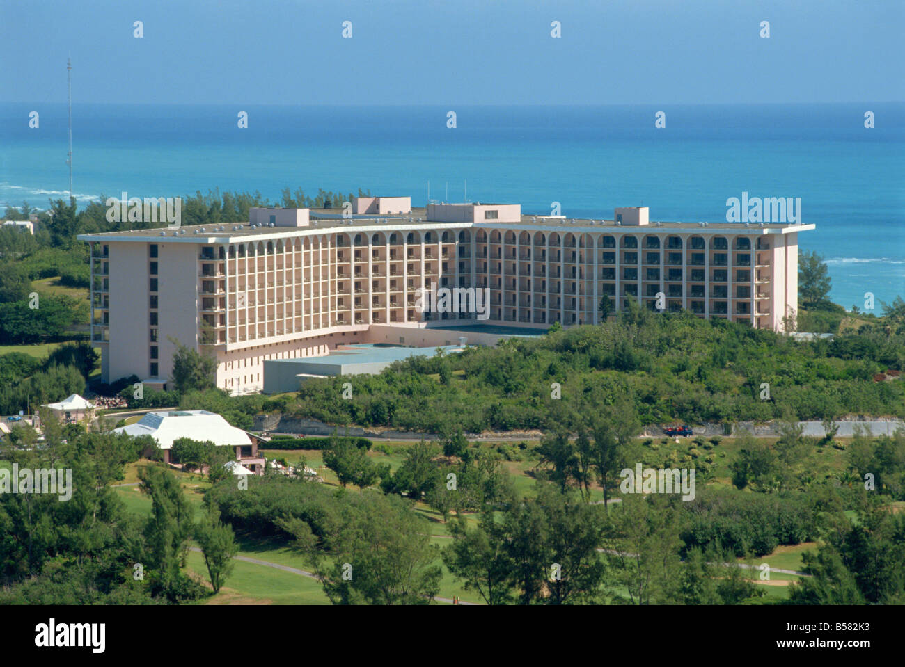 Princess Hotel Bermuda Atlantic Ocean Central America Stock Photo - Alamy