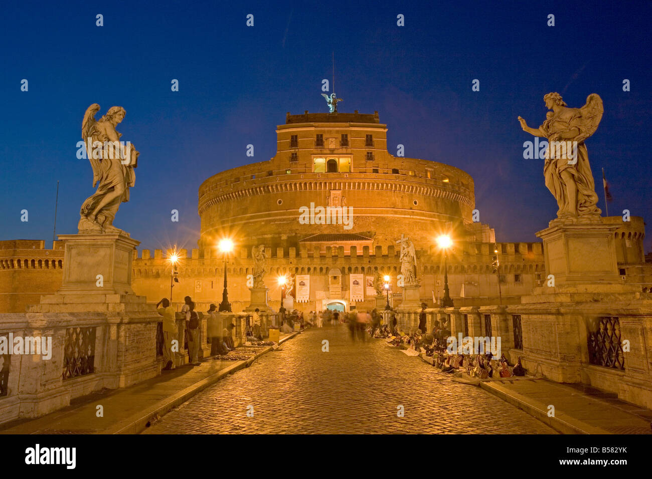 St. Angelo Castle (Castello San'Angelo) (Mole Adriana) and St. Angelo ...
