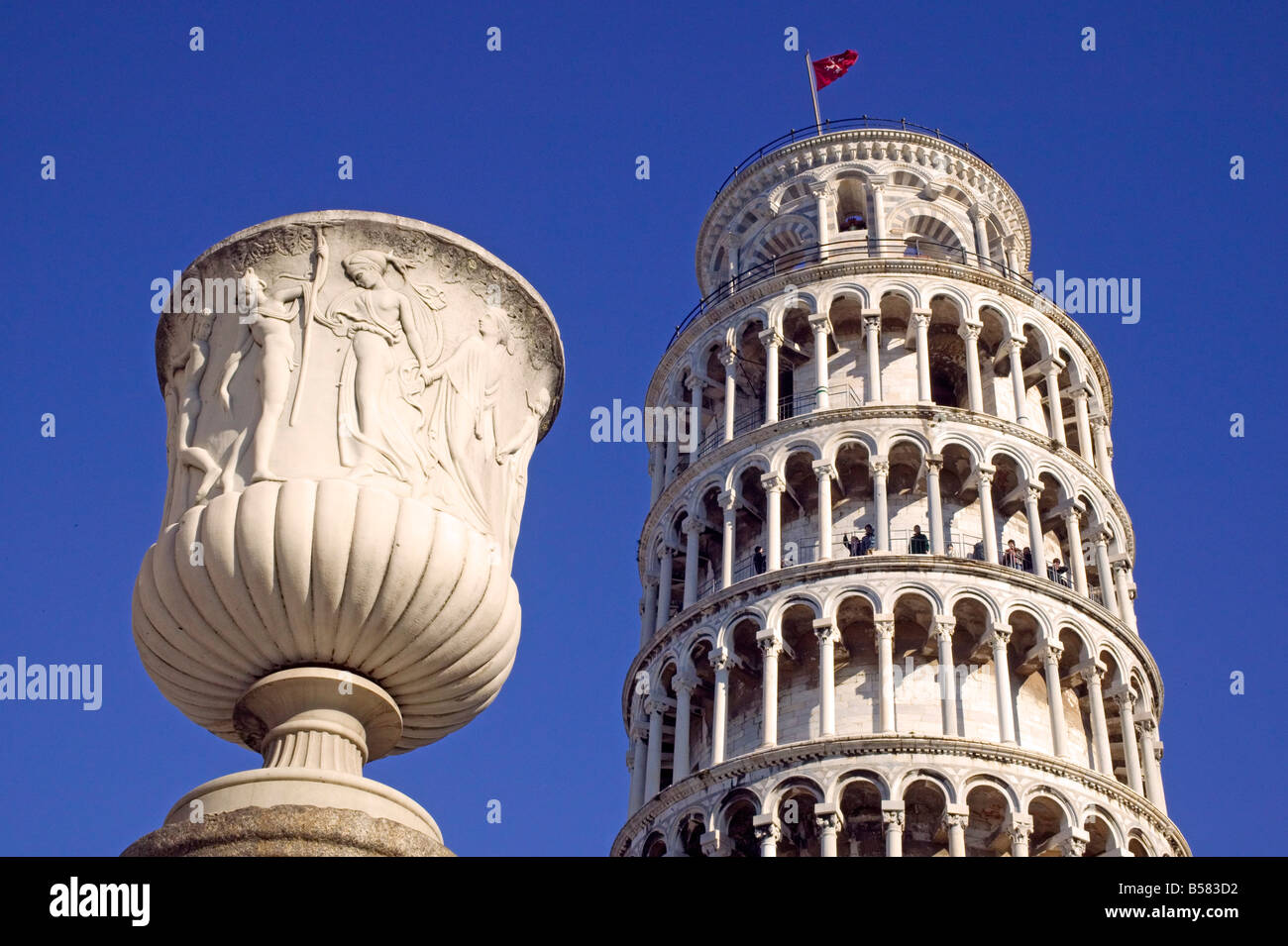 Leaning Tower of Pisa, UNESCO World Heritage Site, Pisa, Tuscany, Italy ...