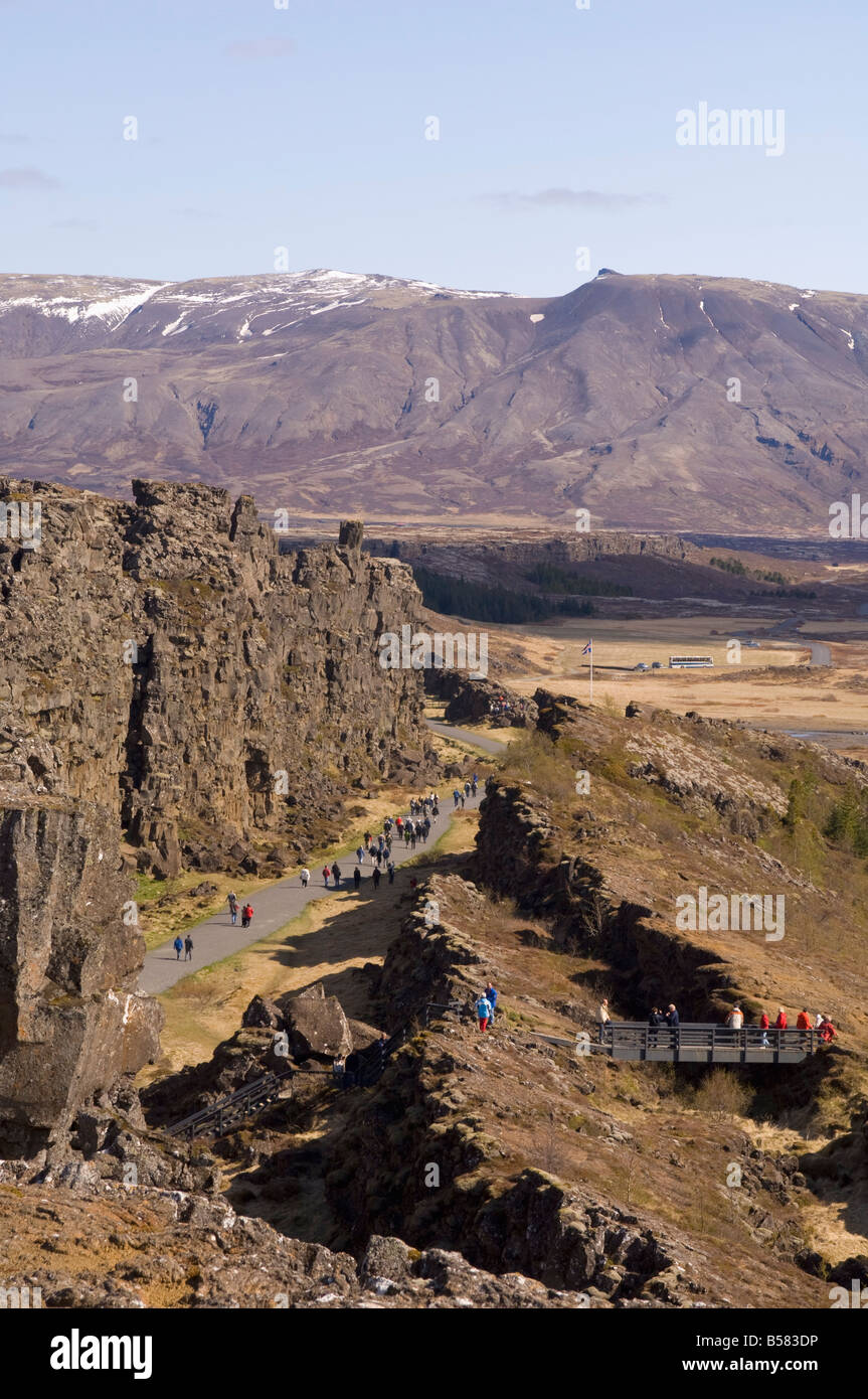 Mid-Atlantic Rift zone, Thingvellir National Park, UNESCO World ...