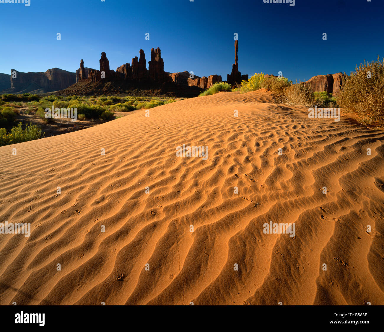 Sand springs in monument valley hi-res stock photography and images - Alamy