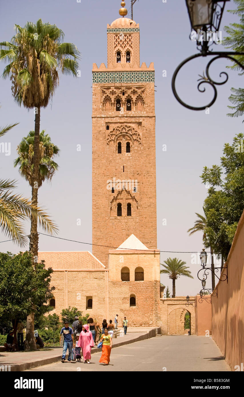 Koutoubia tower (minaret), Marrakech, Morocco, North Africa, Africa ...