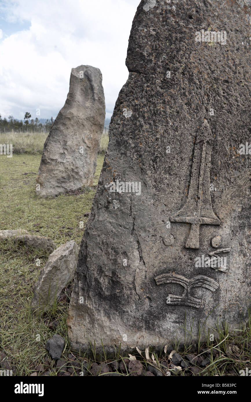 The mysterious site of Tiya, containing around 36 ancient stelae, UNESCO World Heritage Site ...