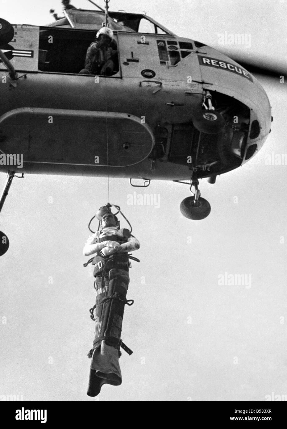 Forty miles out at sea, a badly burned survivor from a blazing tanker ...