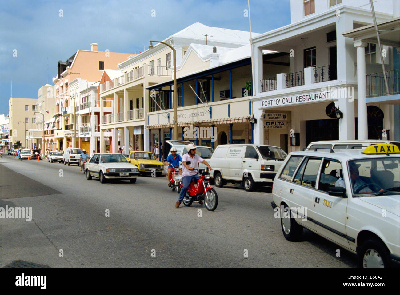 Hamilton Bermuda Atlantic Ocean Central America Stock Photo - Alamy