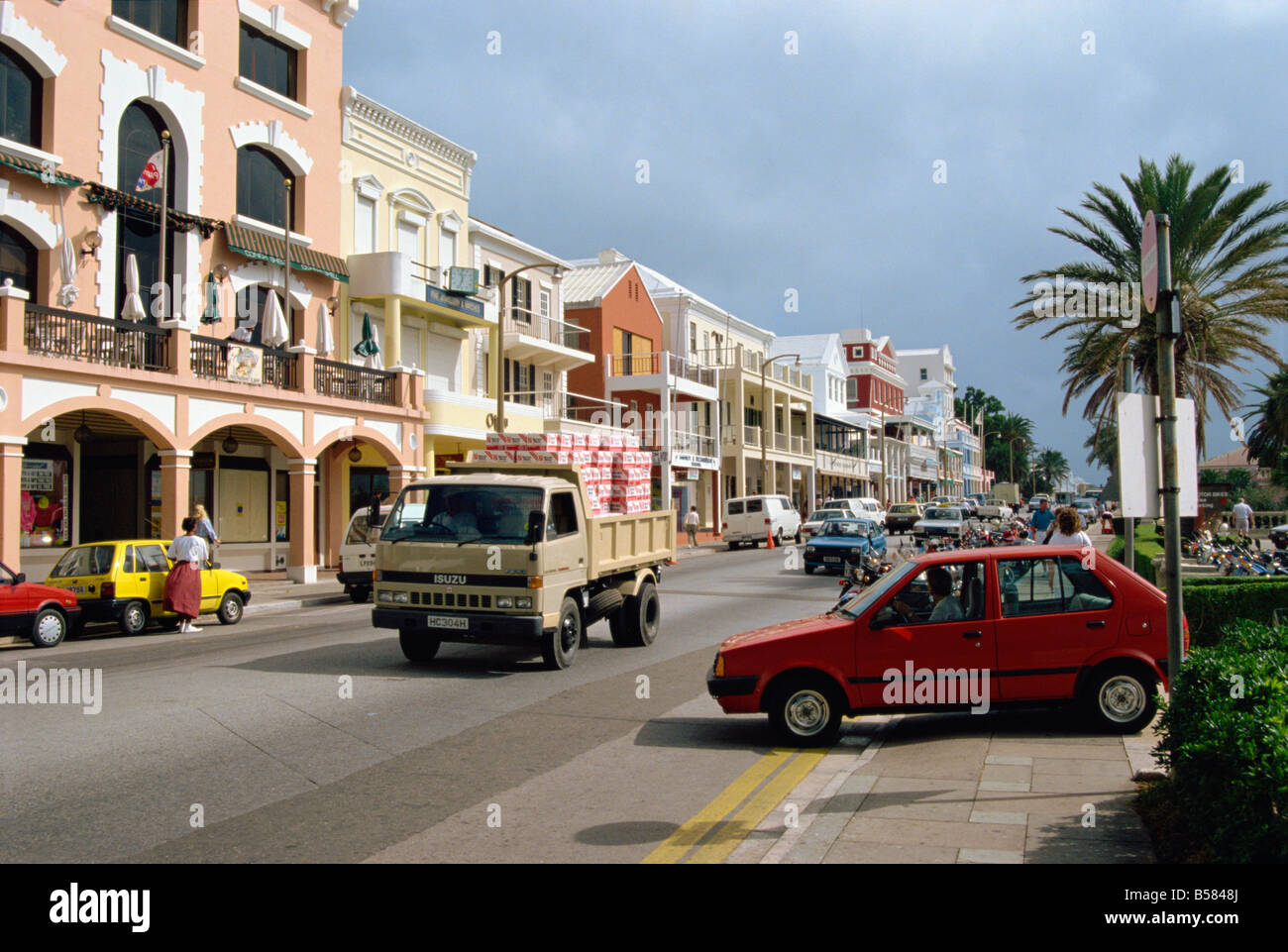 Hamilton Bermuda Atlantic Ocean Central America Stock Photo - Alamy