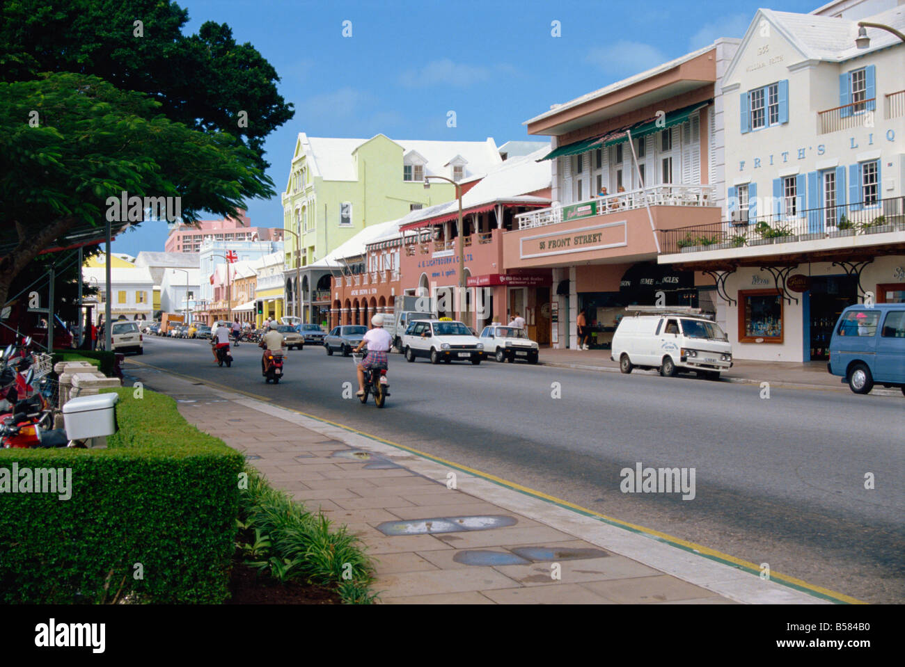 Hamilton Bermuda Atlantic Ocean Central America Stock Photo - Alamy