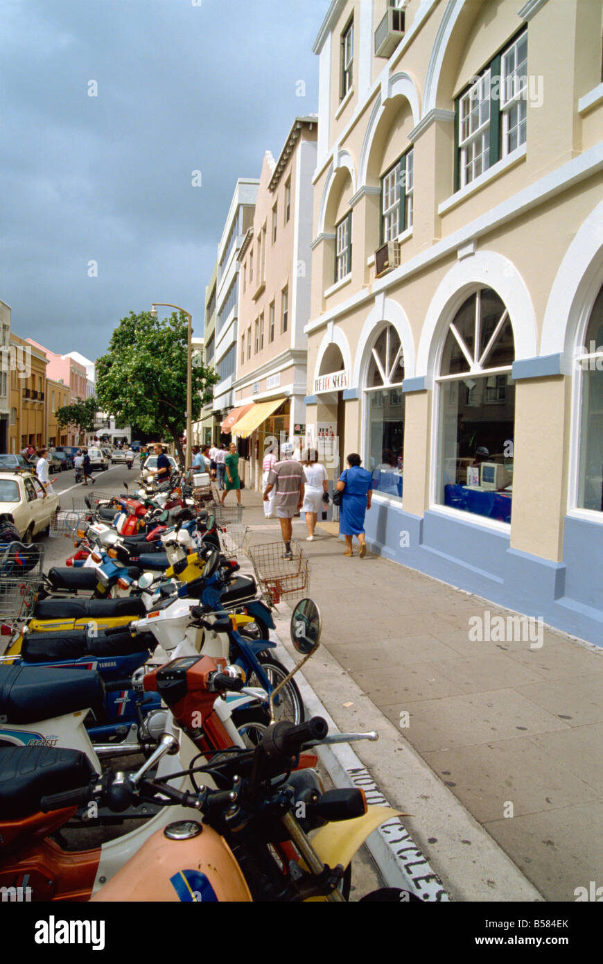 Hamilton Bermuda Atlantic Ocean Central America Stock Photo - Alamy