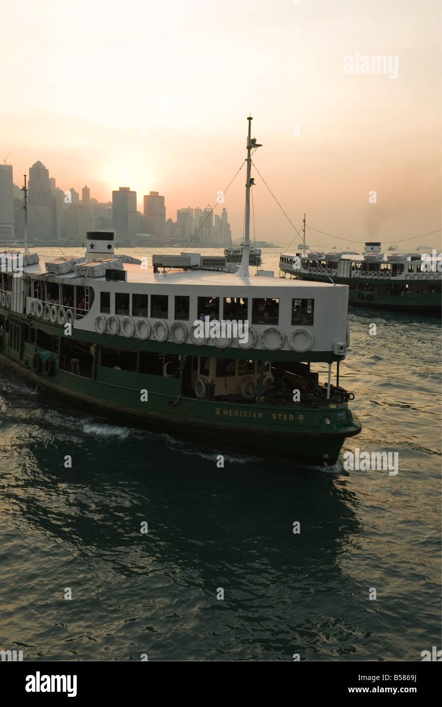 Star Ferries, Victoria Harbour, Hong Kong, China, Asia Stock Photo - Alamy
