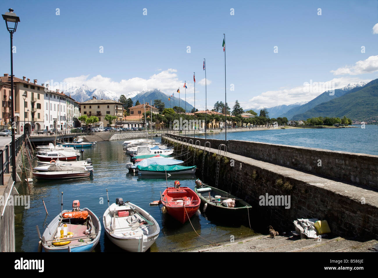 Domaso, Lake Como, Lombardy, Italian Lakes, Italy, Europe Stock Photo ...
