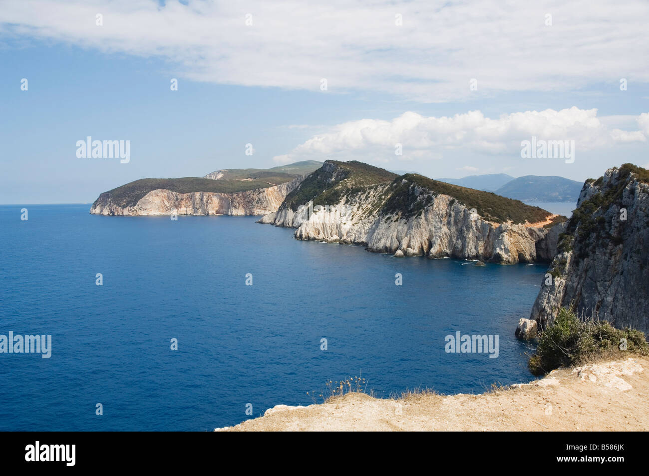 Amazing cliffs at Cape Lefkatas, Lefkada (Lefkas), Ionian Islands ...