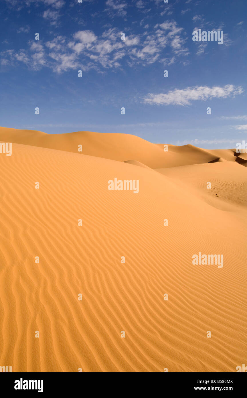 Erg Awbari, Sahara desert, Fezzan, Libya, North Africa, Africa Stock ...