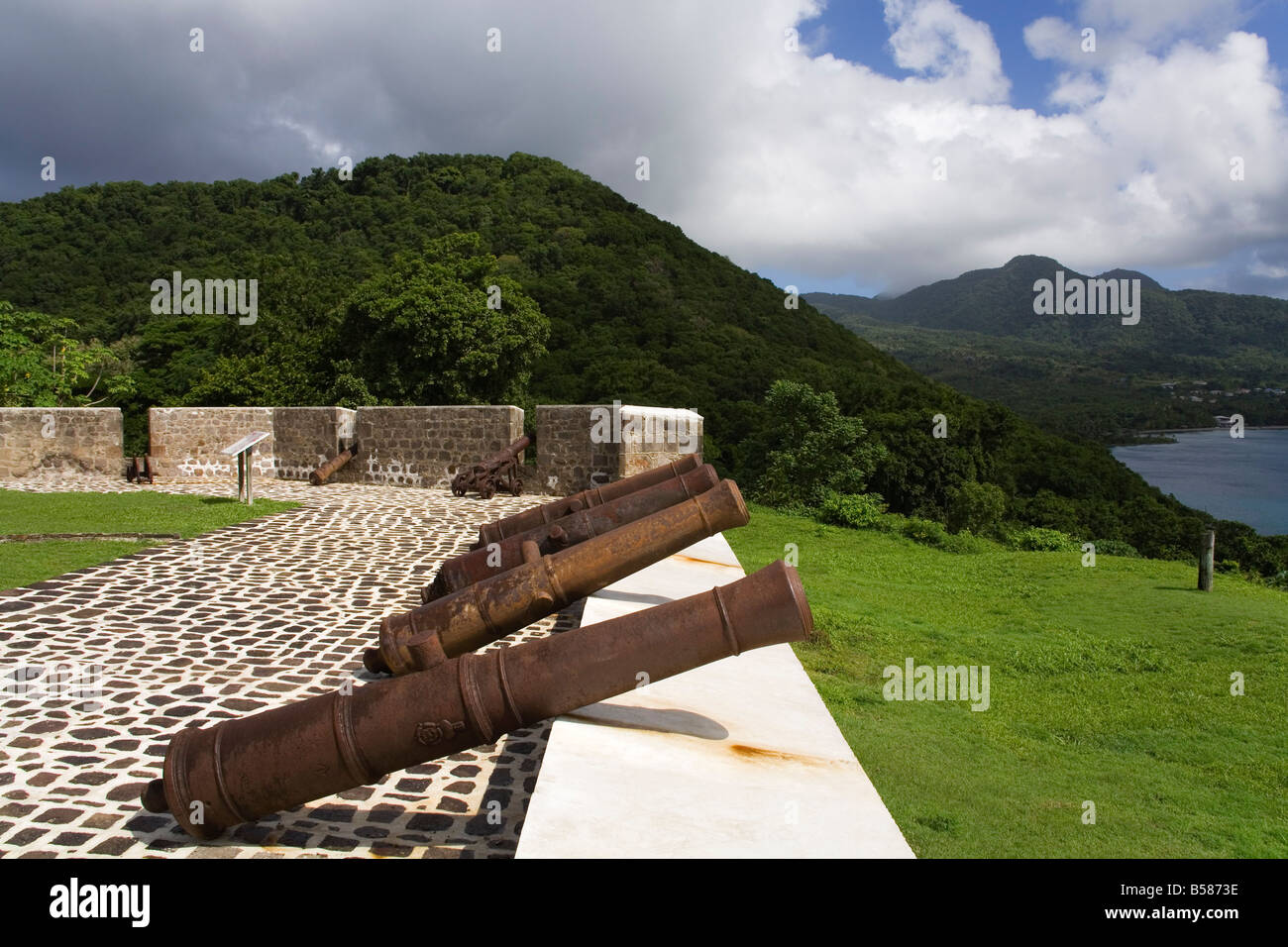 Fort Shirley in Cabrits National Park, Portsmouth, Dominica, Lesser ...