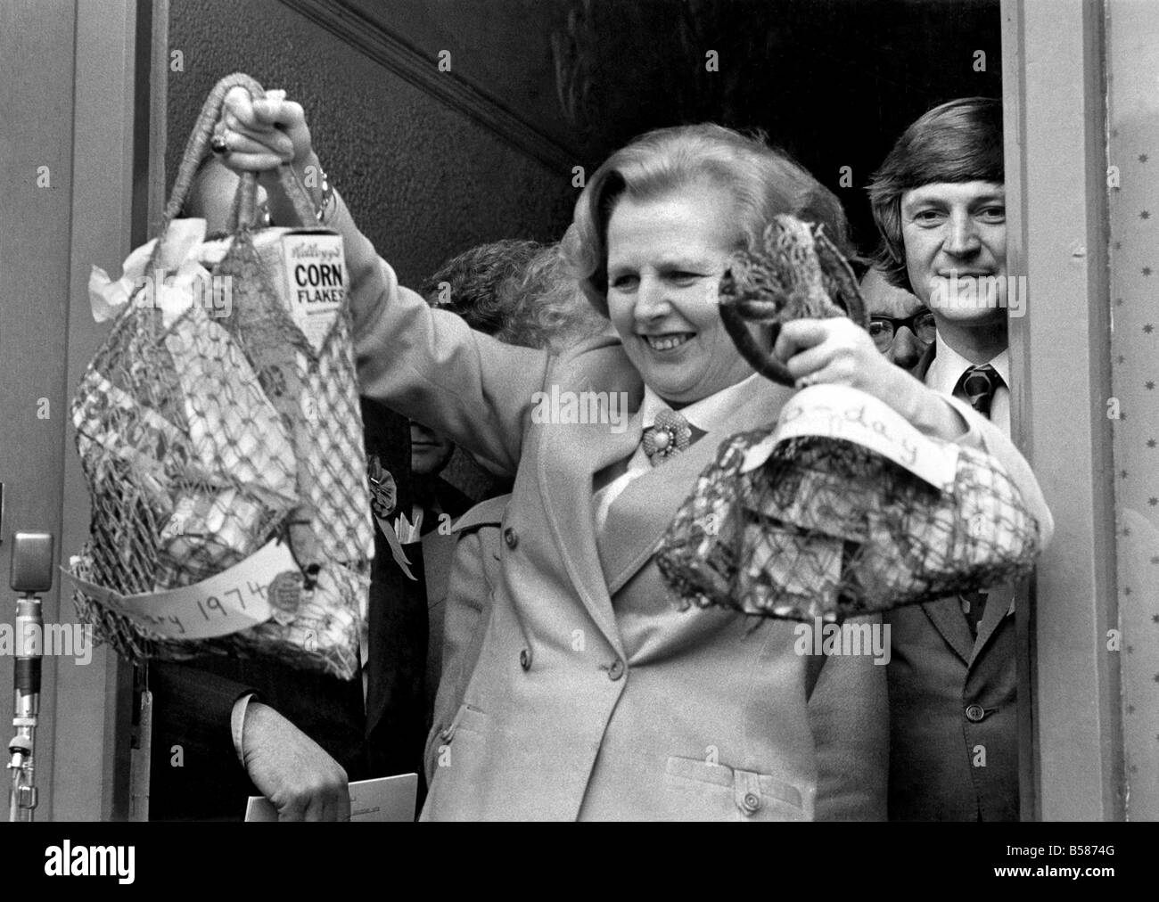 Mrs thatcher shopping hi-res stock photography and images - Alamy