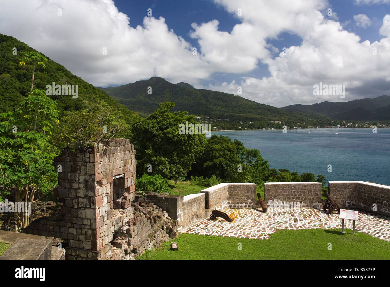 Fort Shirley in Cabrits National Park, Portsmouth, Dominica, Lesser ...