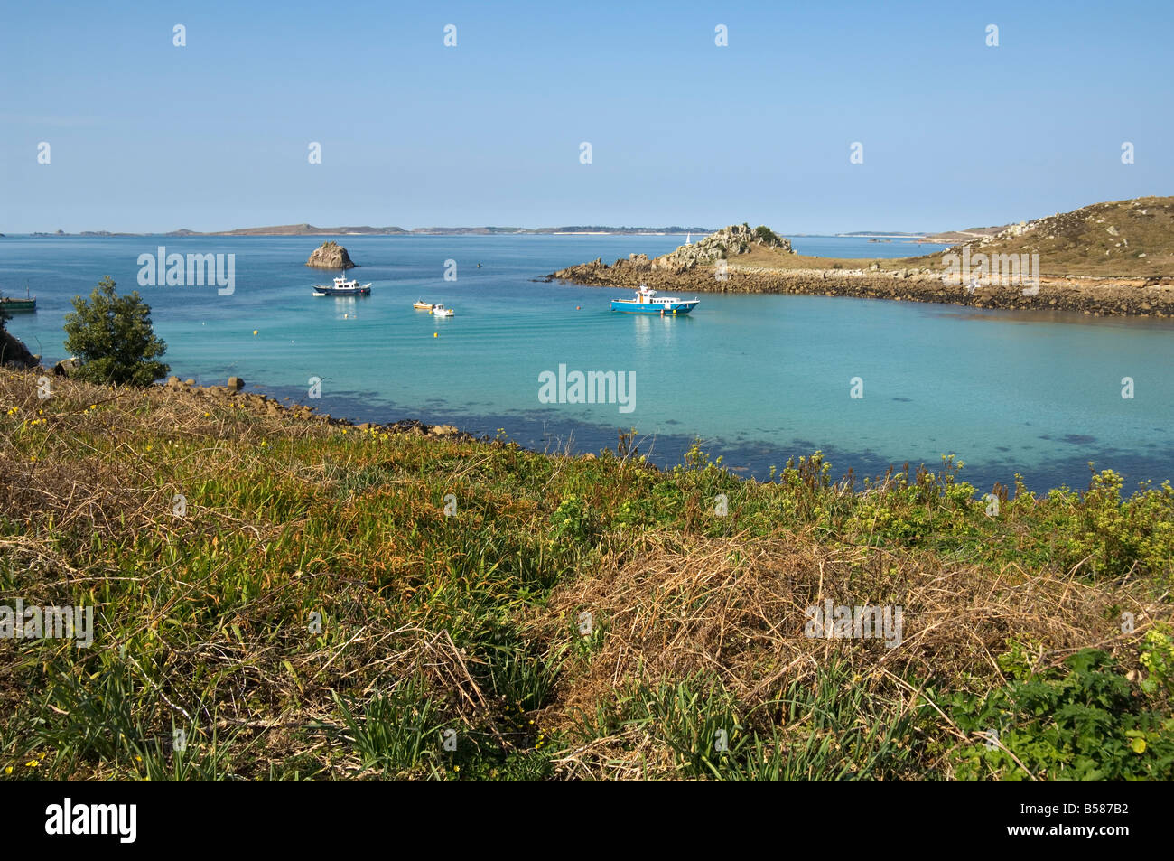 St. Agnes, Isles of Scilly, off Cornwall, United Kingdom, Europe Stock ...