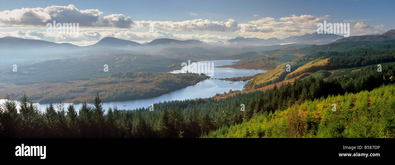 Loch Garry and Glen Garry, near Fort Augustus, Highland region ...