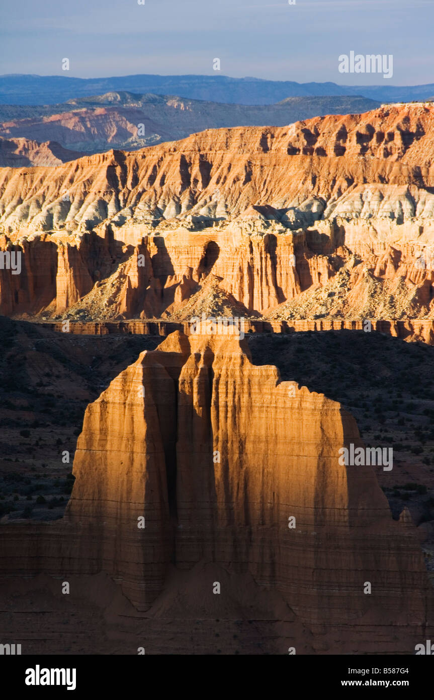 Sunset in Cathedral Valley, Capitol Reef National Park, Utah, United ...