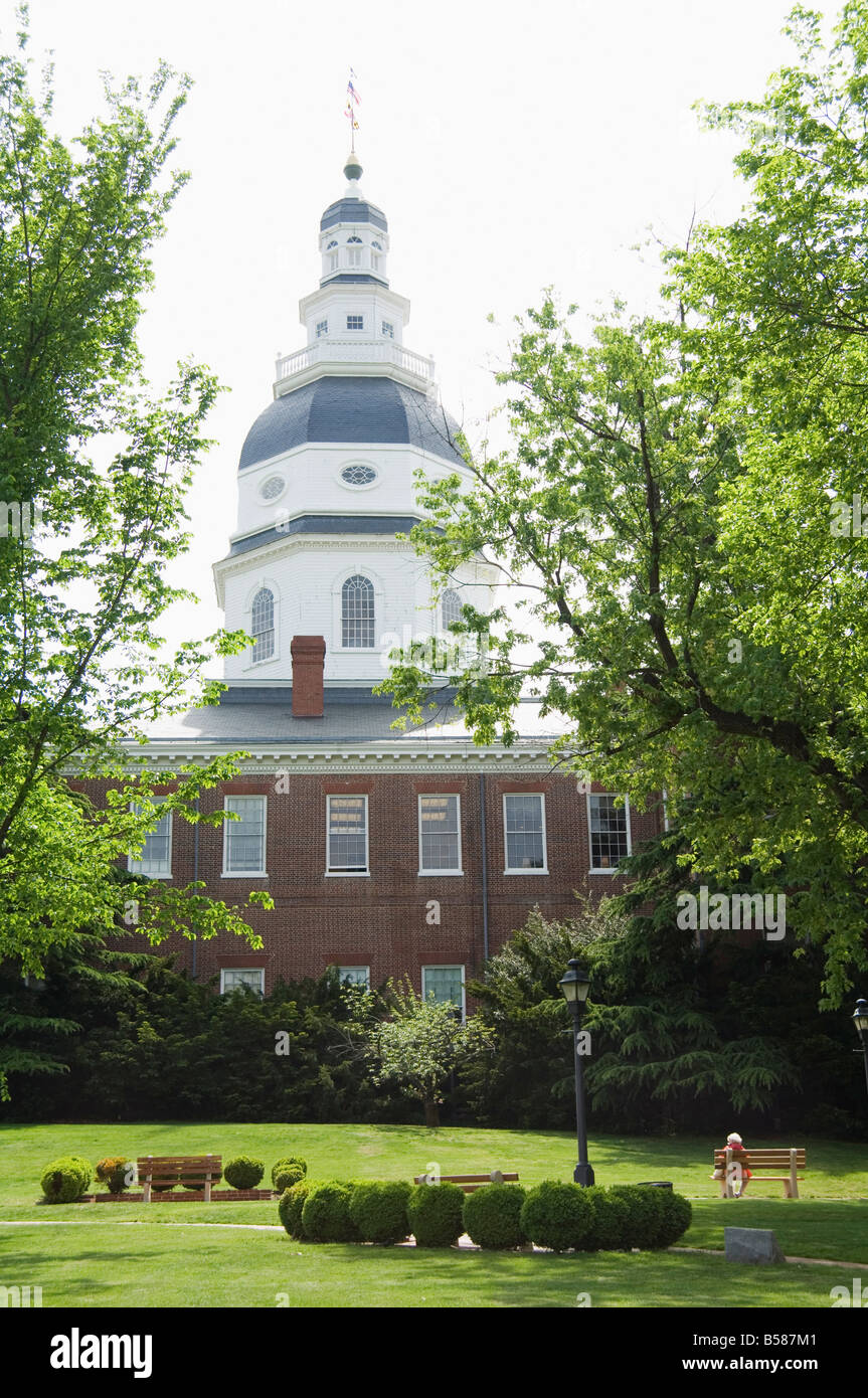 State Capitol building, Annapolis, Maryland, United States of America ...
