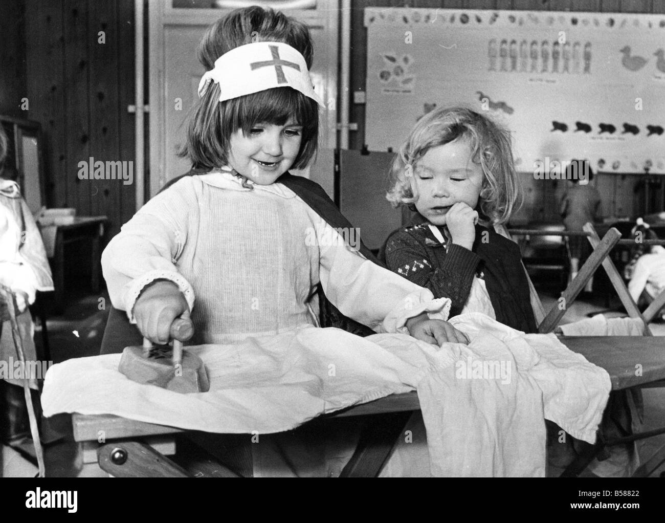 Even a nurse has to get her ironing done as Michelle Tiplady shows with ...