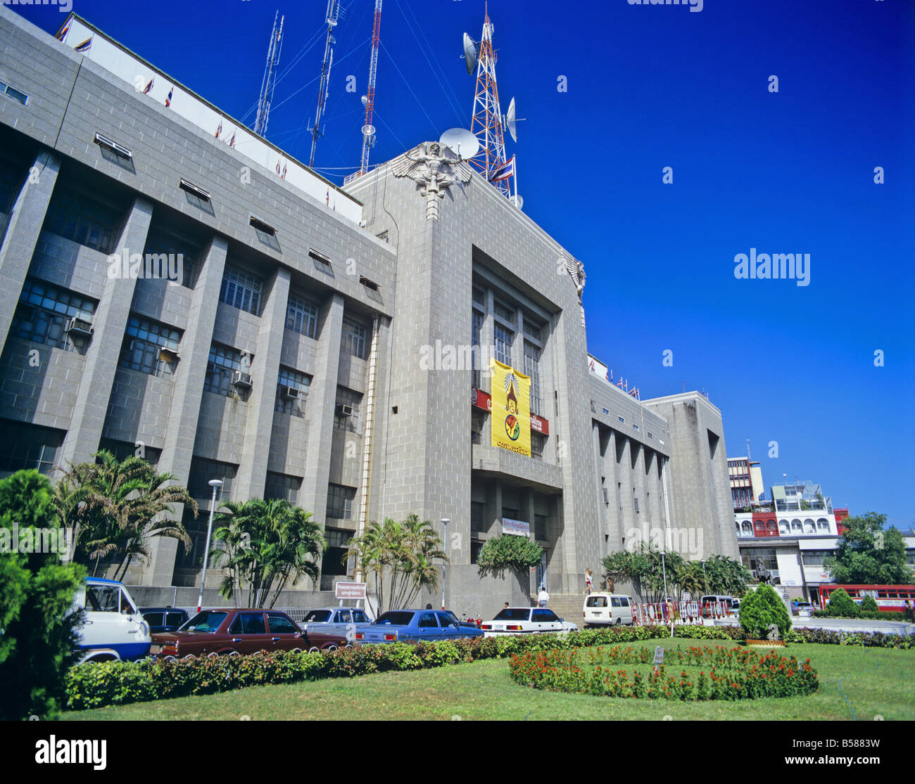 General Post Office Bangkok Thailand Stock Photo - Alamy