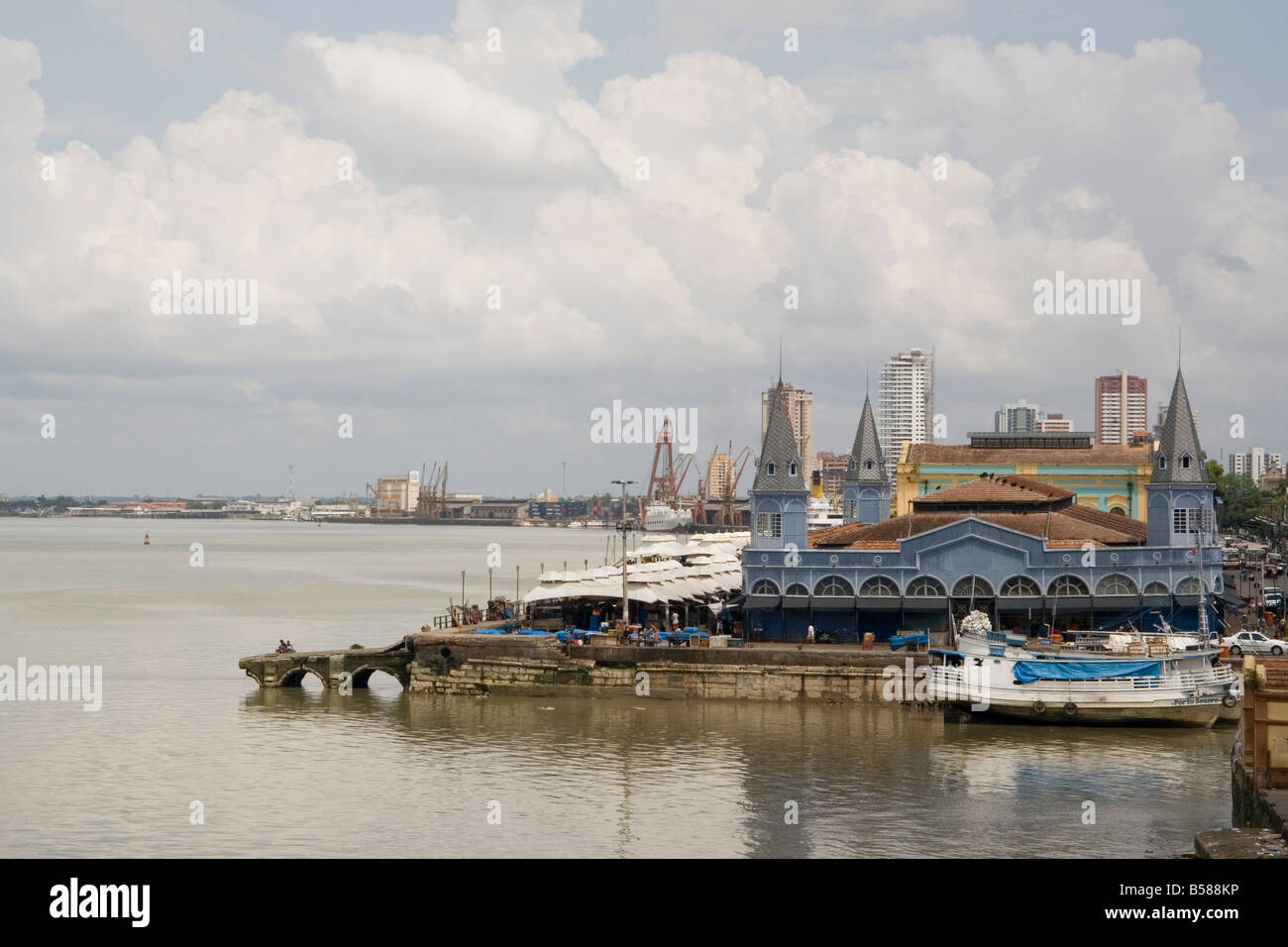Waterfront and River Amazon Belem Para Brazil South America Stock Photo ...