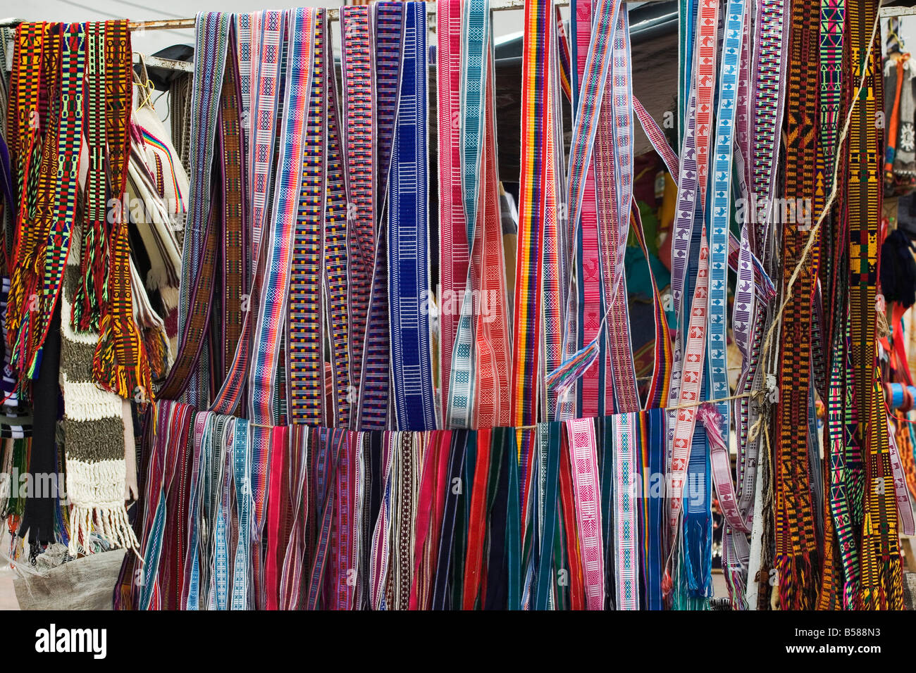 Indigenous-style textiles on sale in this major tourist hub and ...