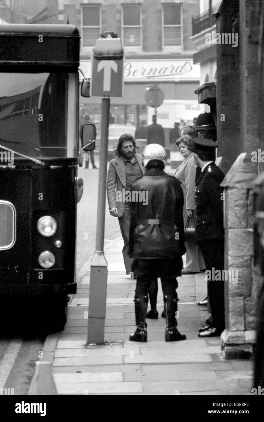 Guildford Bomb court case. John Joseph Mullin age 22 as he leaves the ...