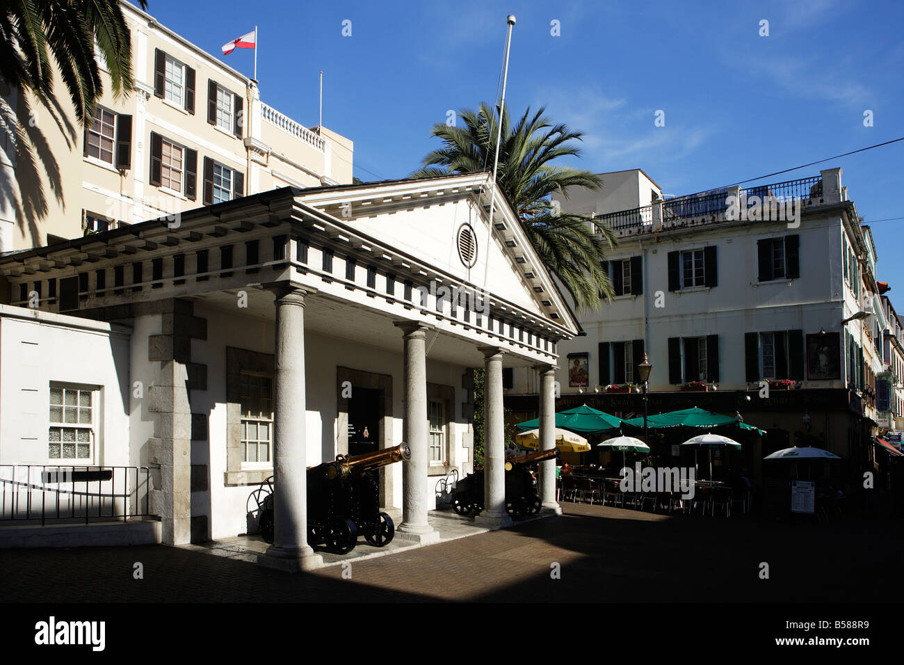 The Convent Guard-Room, Main Street, Gibraltar Stock Photo - Alamy
