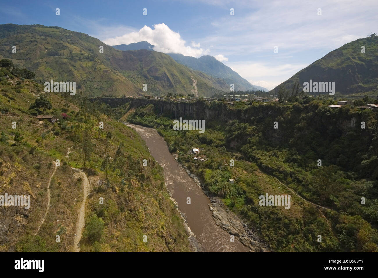 The valley of the Pastaza River, Andes to the upper Amazon Basin ...