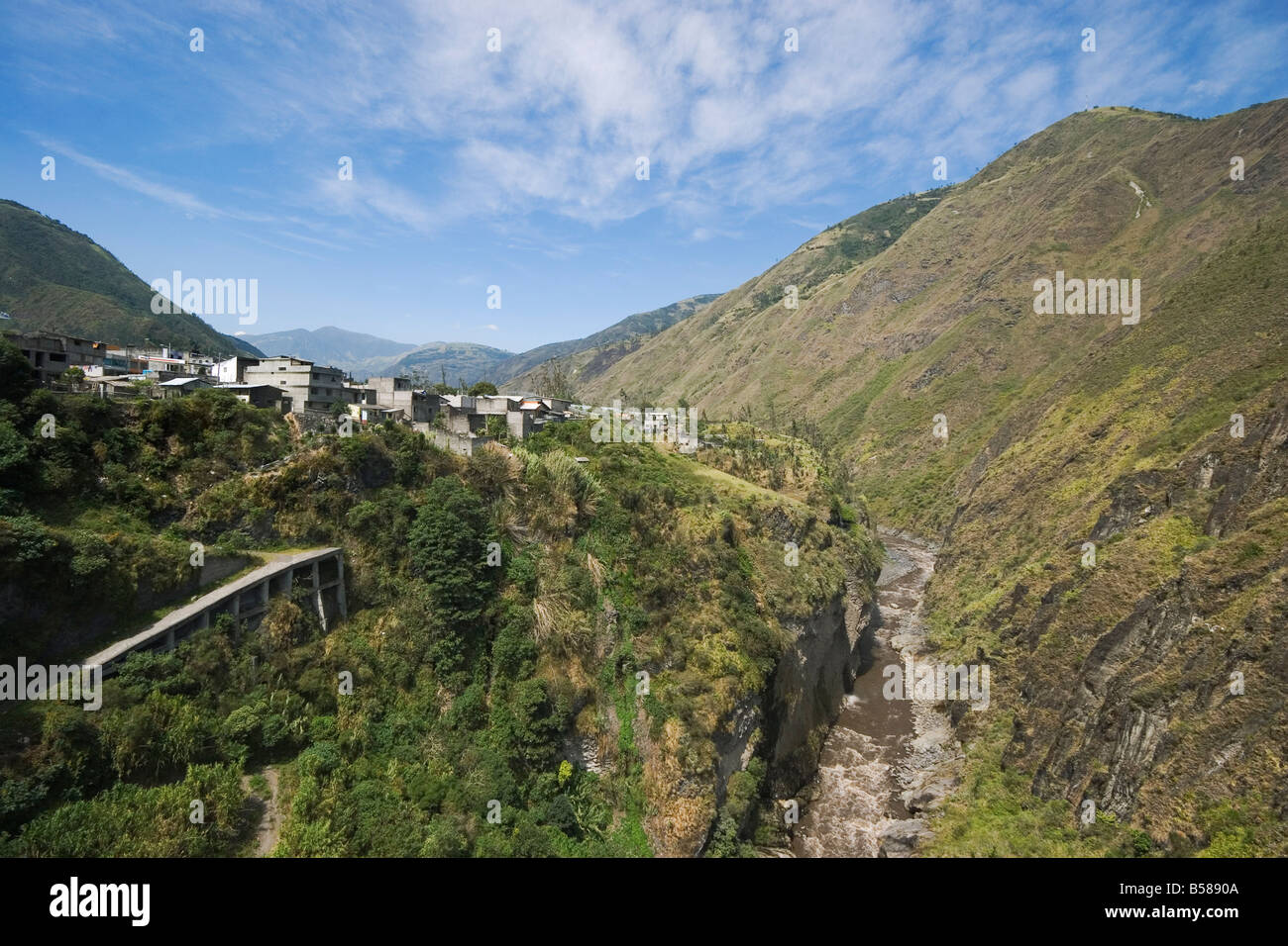 The valley of the Pastaza River, Andes to the upper Amazon Basin ...