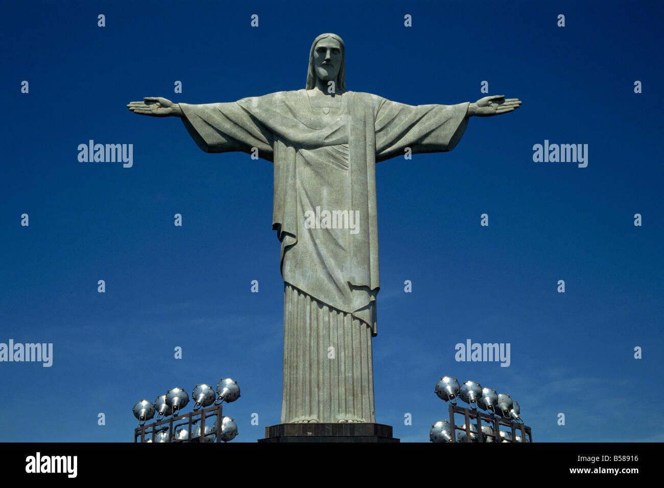 Christ the Redeemer statue Corcovado Mountain Rio de Janeiro Brazil C ...