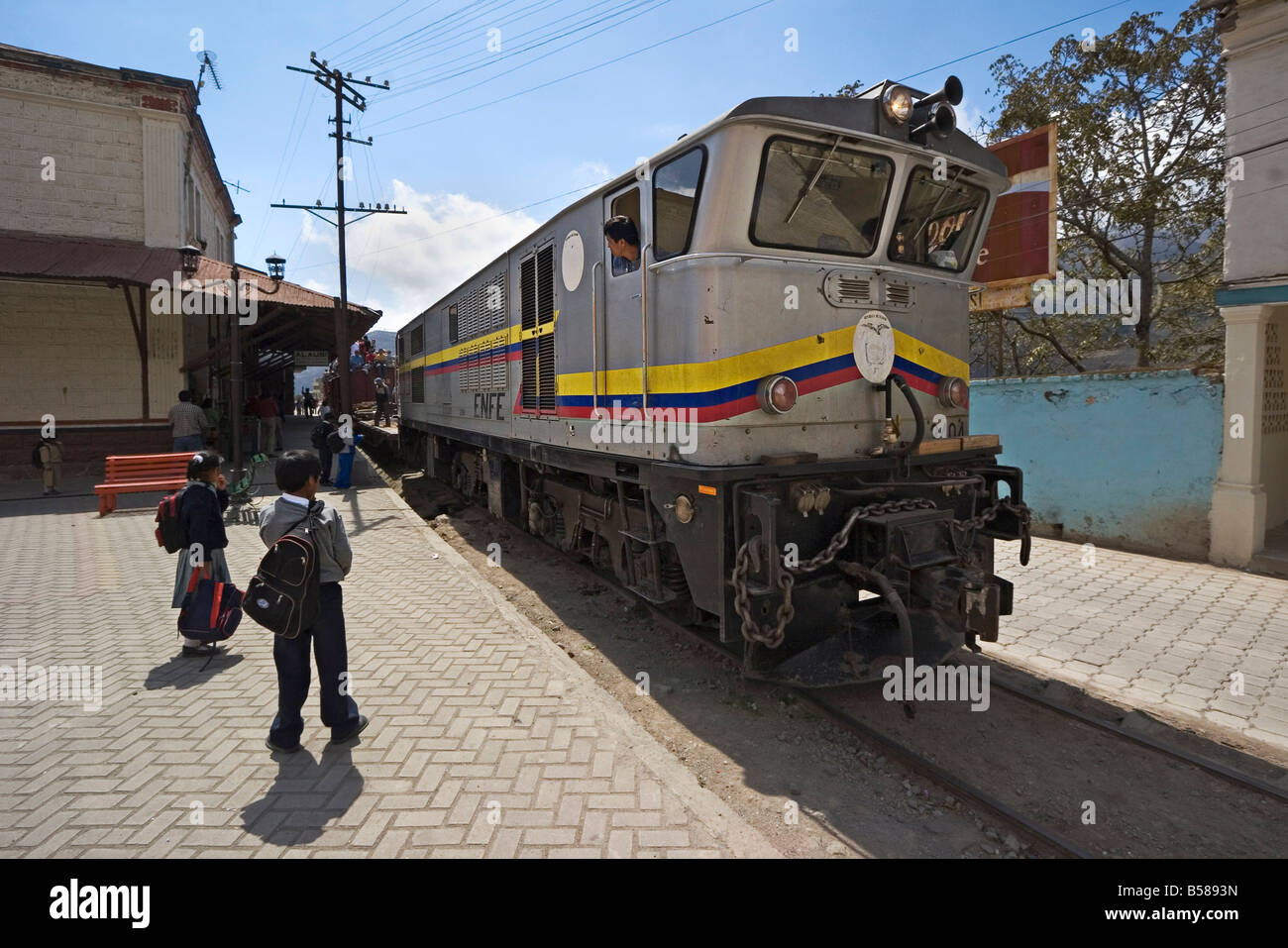 The famous train that travellers take to El Nariz del Diablo about to ...