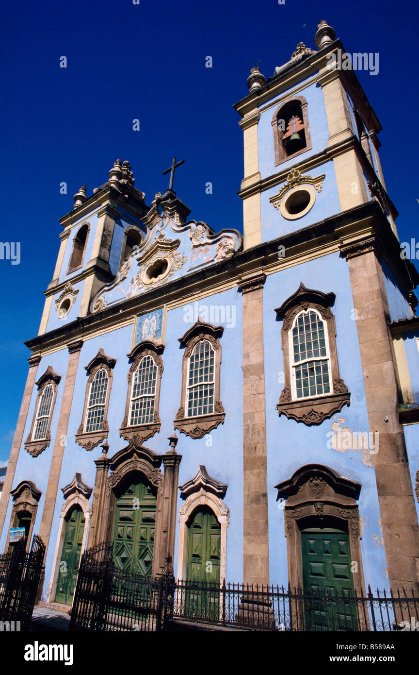 Facade of a church in Bahia Brazil South America Stock Photo - Alamy