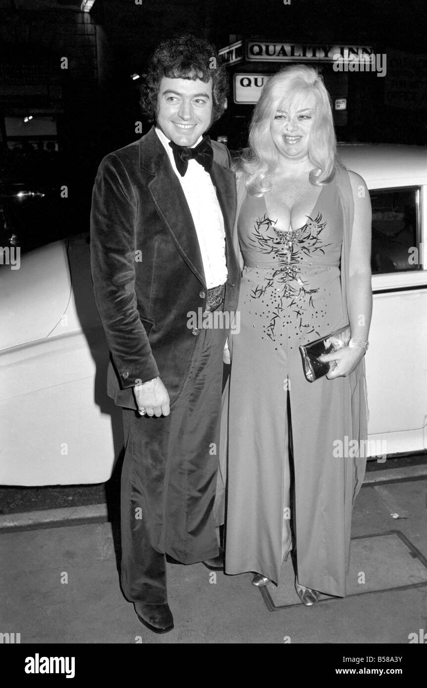 Diana Dors and Alan Lake. February 1975 75-00872-005 Stock Photo - Alamy