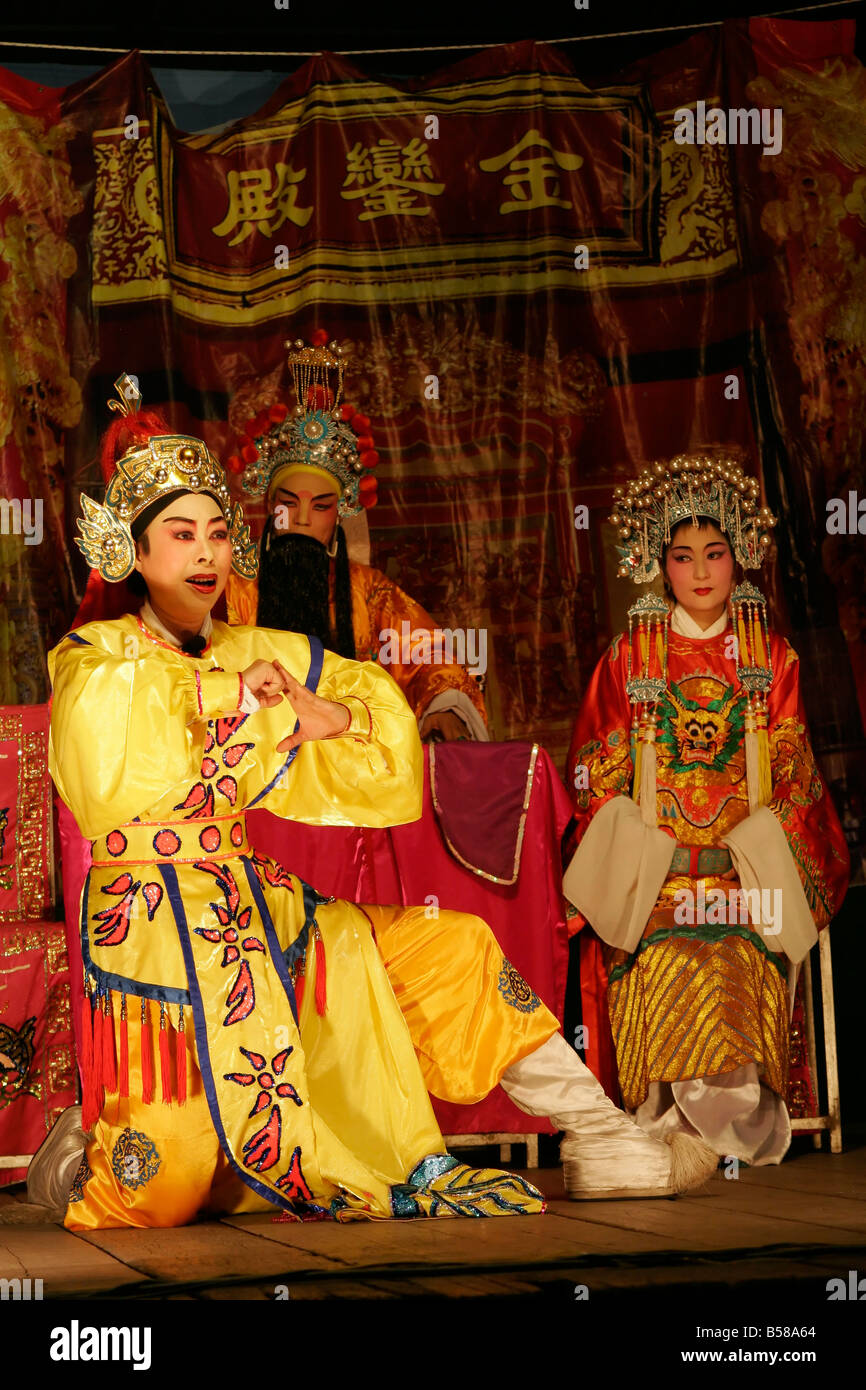Chinese opera performance in Georgetown, Penang, Malaysia Stock Photo ...