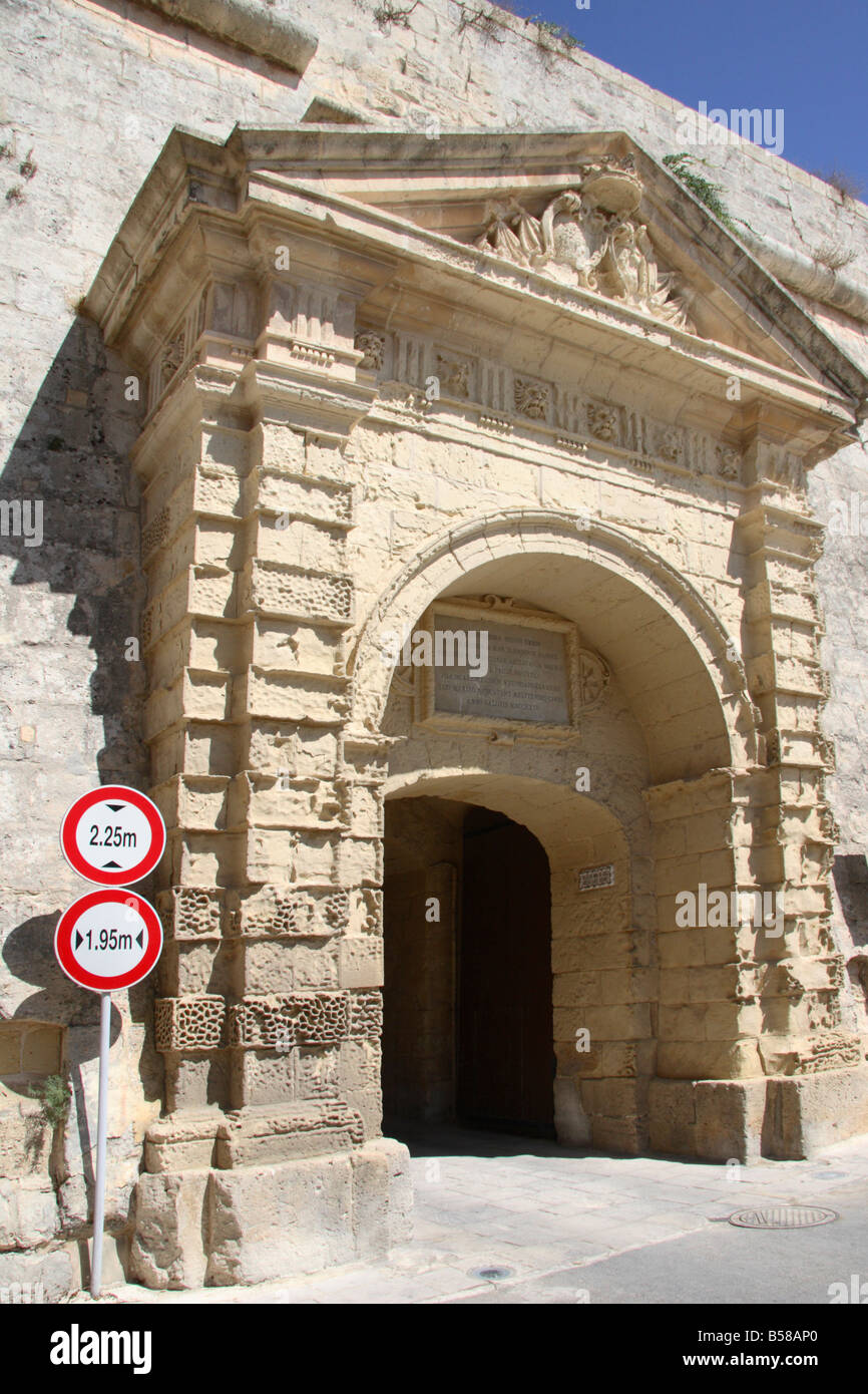 "Greek Gate", Mdina, Malta Stock Photo - Alamy
