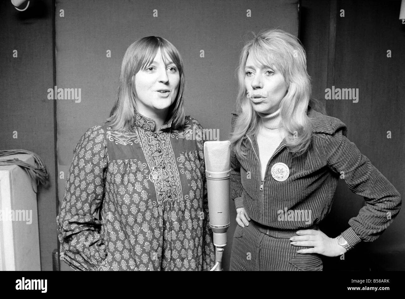 1970s recording studio Black and White Stock Photos & Images - Alamy