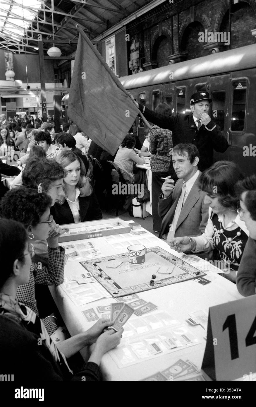 Monopoly being played at Fenchurch street station. The game arriving on ...
